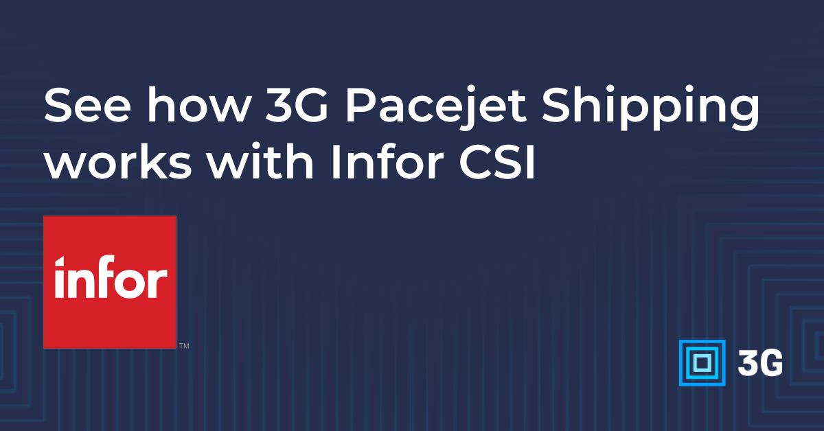 Infor CSI Shipping Software - Go3g.com