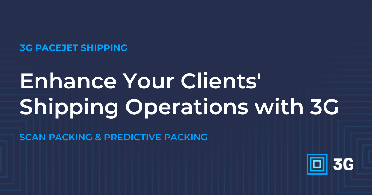 Scan, pack, print, and ship with Pacejet Scan Pack - Go3g.com